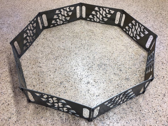 4X4 off Road Fire Ring Collapsible and Portable Octagon - Etsy