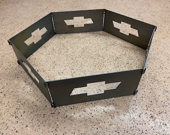 Firefighter Fire Ring Fire Pit Maltese Cross Helmet and - Etsy