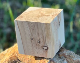 5TH ANNIVERSARY Cedar Wood Block 3-4 Inch Oiled Beveled - Etsy