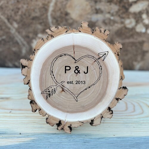 PERSONALIZED ENGRAVED WILLOW Wood Slice 9 Inch X 12 Inch X 1 - Etsy
