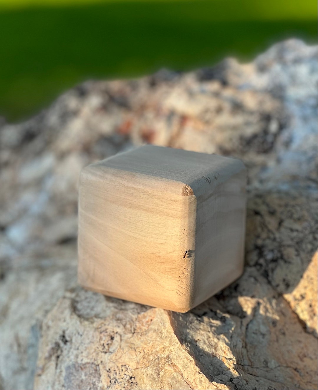 9th ANNIVERSARY WILLOW Wood BLOCK 3 Inch With Beveled Edges - Etsy