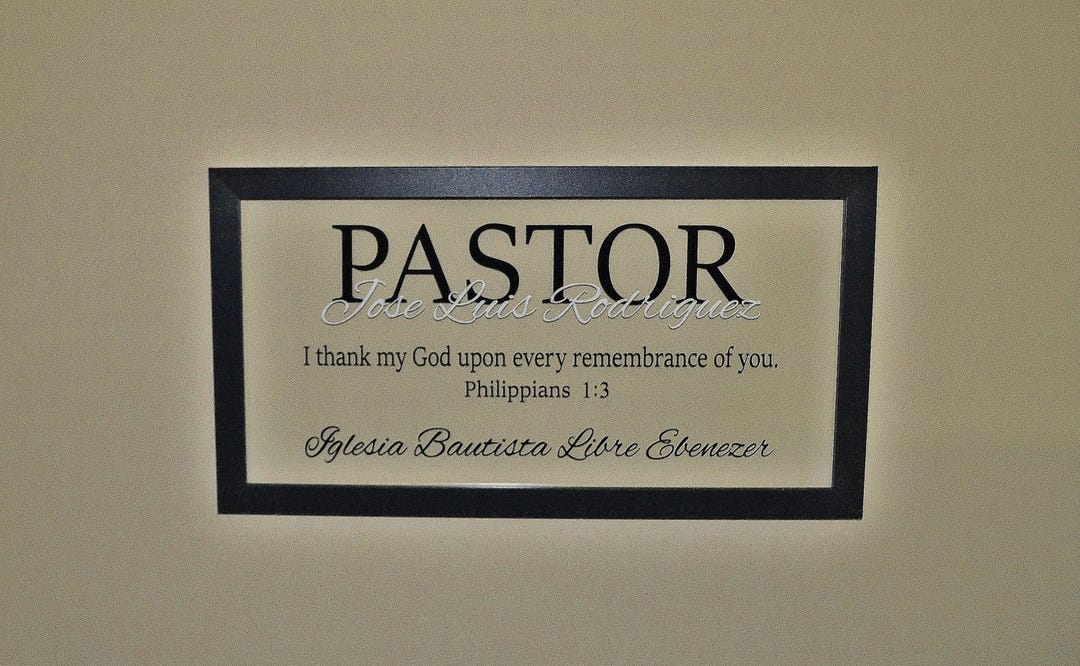 Personalized Pastor Gift, Pastor Appreciation, Personalized Scripture ...
