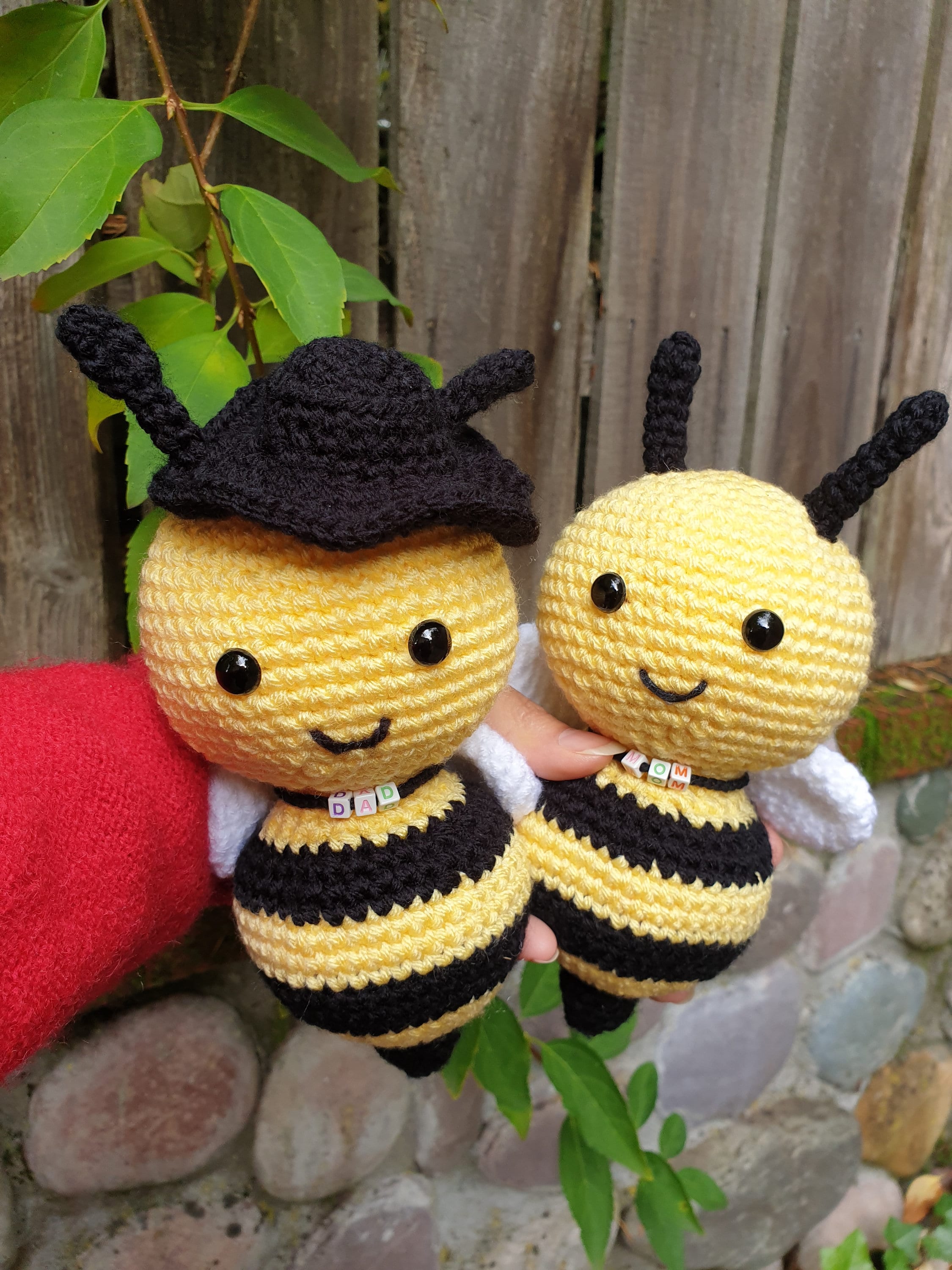 Crochet Honey Bees, Crochet Bumble Bee Couples, Crochet Bee Gifts - Etsy