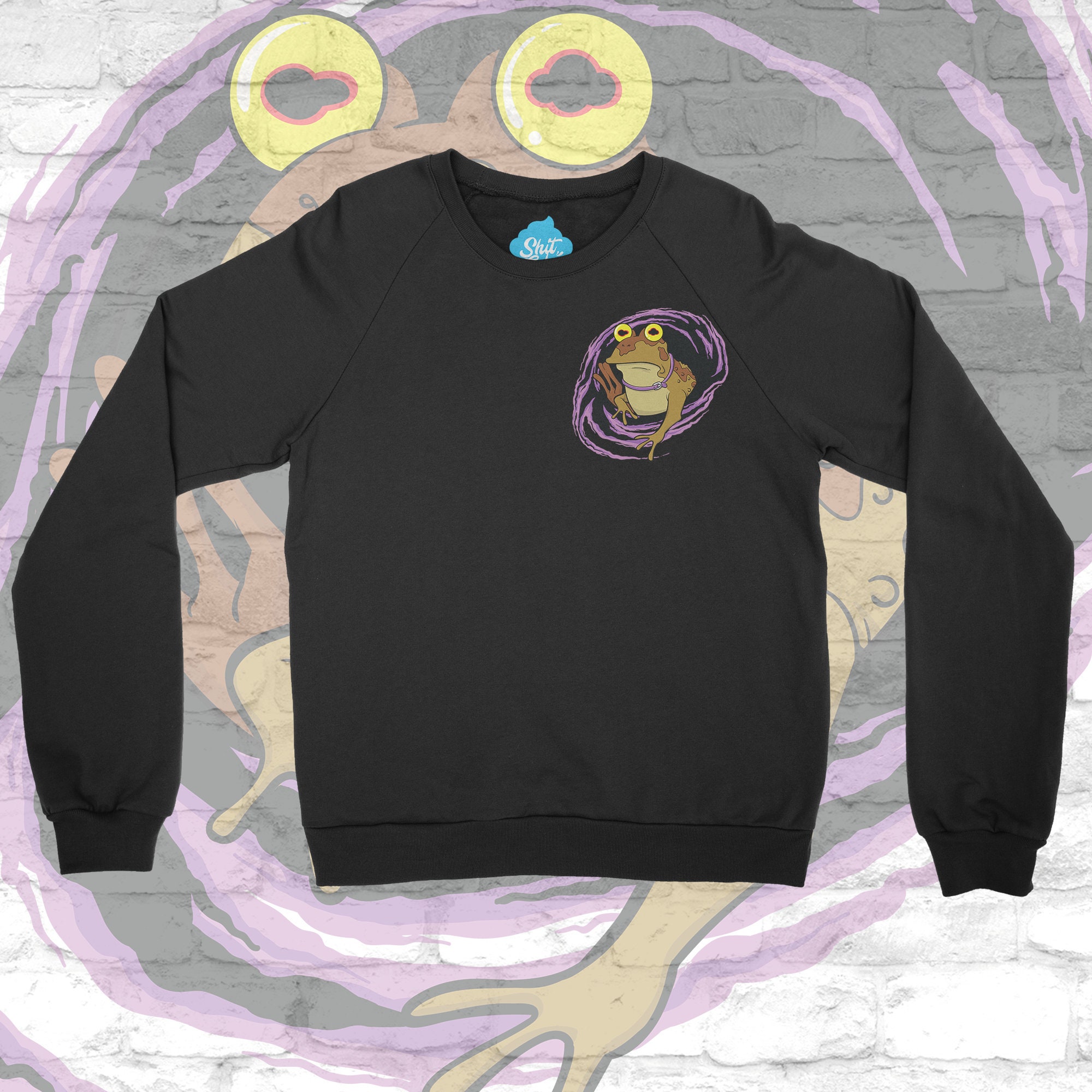 HYPNOTOAD Sweatshirt Designed by Us, With Love. - Etsy
