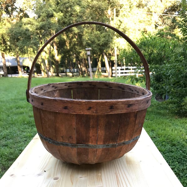 Apple Basket - Etsy