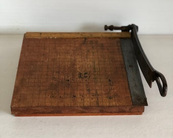 Vintage paper cutter | Etsy
