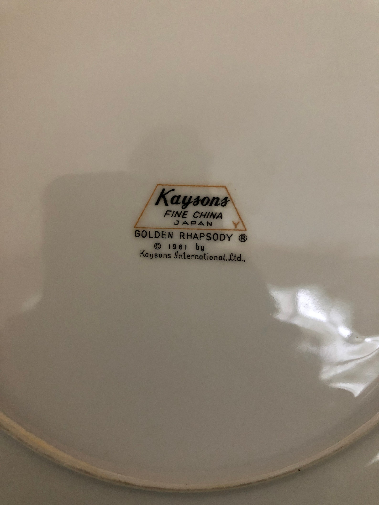 Golden Rhapsody, Kaysons Vintage China,fine China, Japan, Open Stock - Etsy