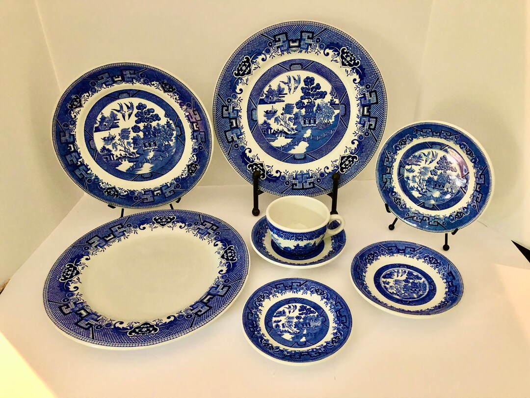 Shenango, Restaurant Ware, Pattern Blue Willow Blue, Discontinued ...