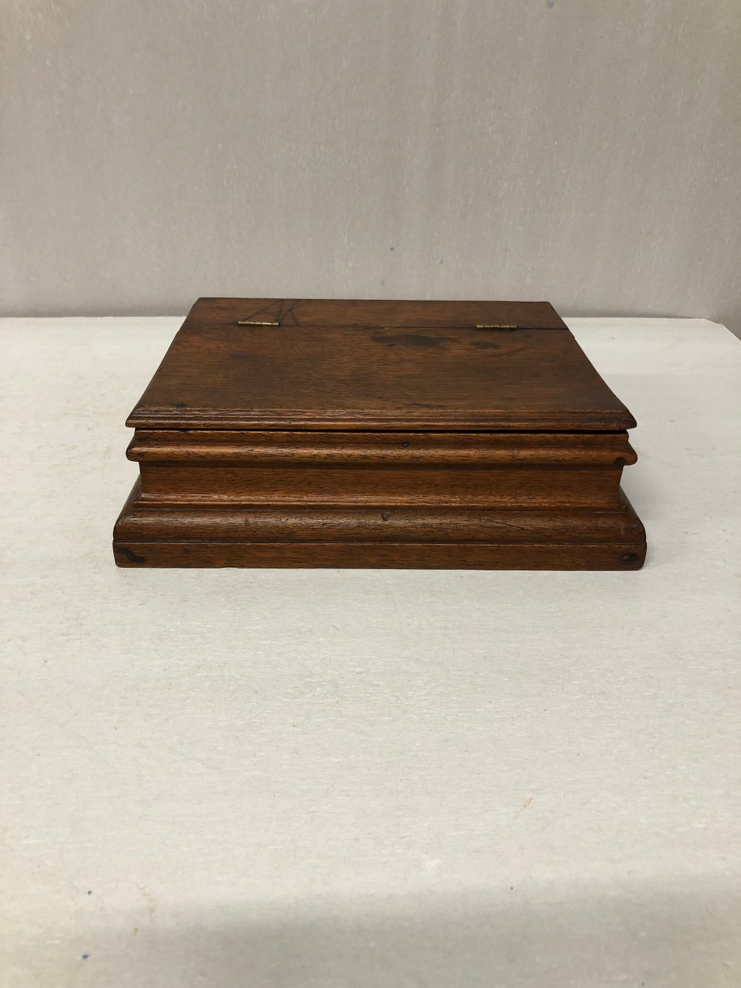 Wood Box, Antique, Lift Top Box, Walnut, Jewlery Box, - Etsy