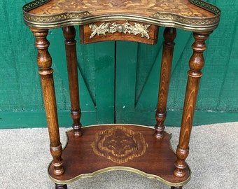 Brass Trim Table - Etsy