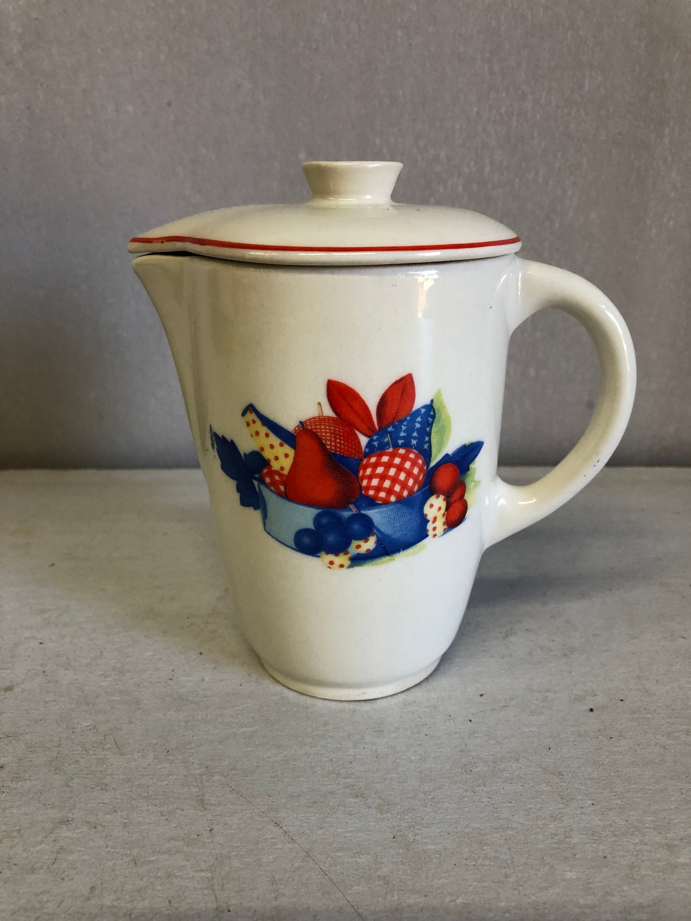 Calico Fruit by UNIVERSAL Homer Laughlin Antique - Etsy