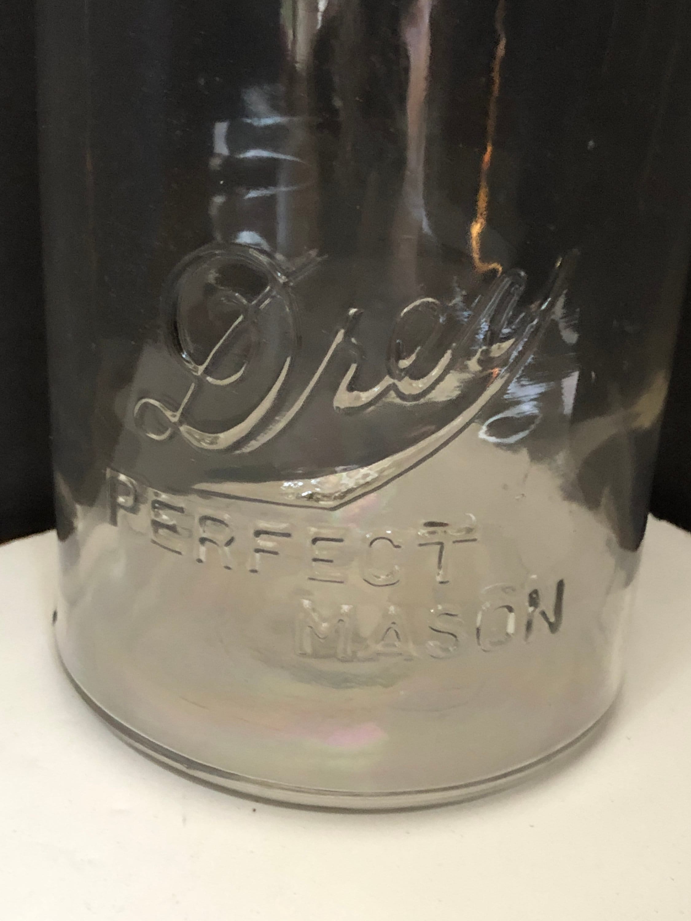 Drey, Perfect Mason Canning Jar, 5, Zinc Lid, Circa, 1900, Mason Jar ...