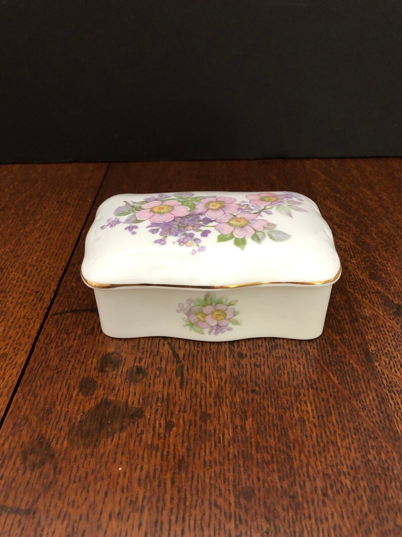 China Bone, Pitcher, Covered Dresser Dish, Basket Design Dish, Square ...