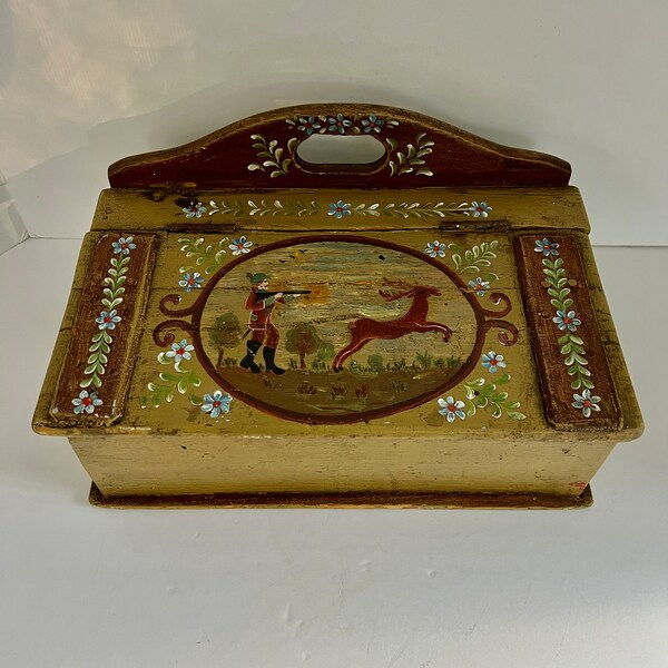 Antique Wood Document Box - Etsy