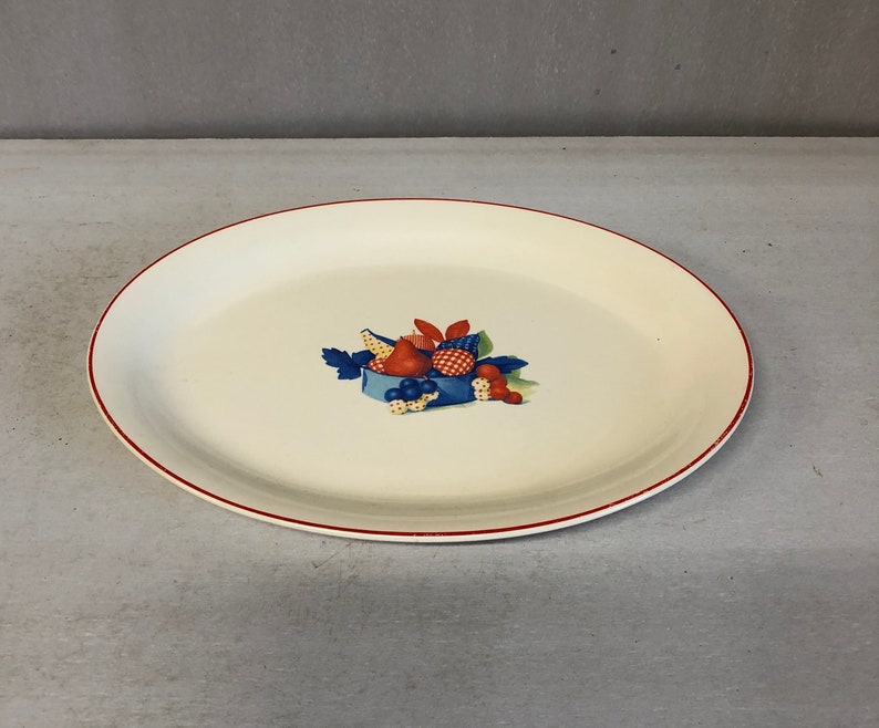 Calico Fruit by UNIVERSAL Homer Laughlin Antique - Etsy