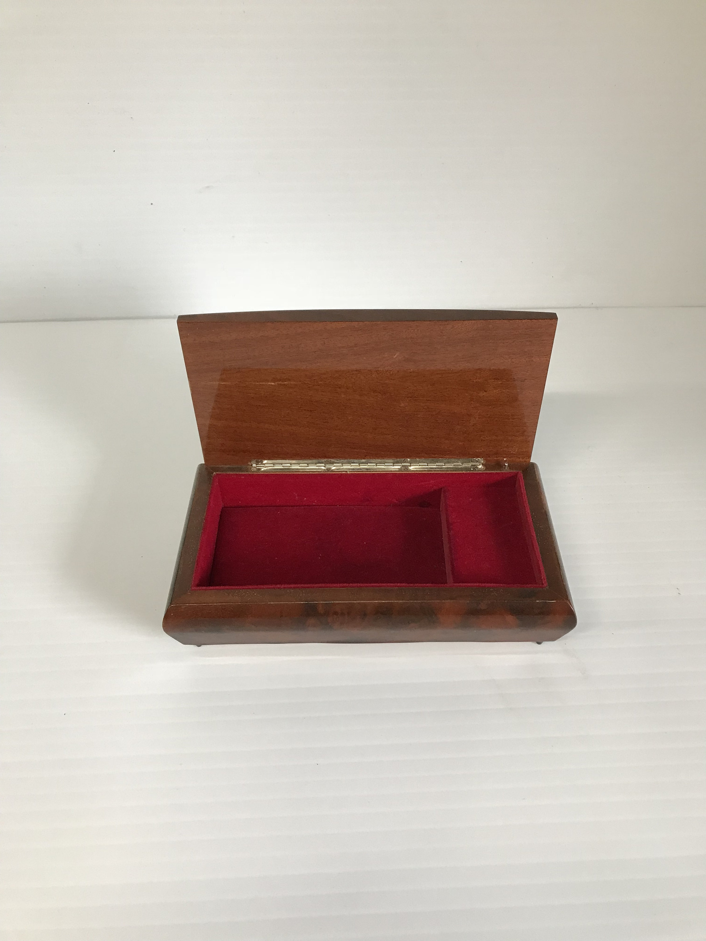 Music Box Made in Germany Lacquered Finish Wood Inlay - Etsy