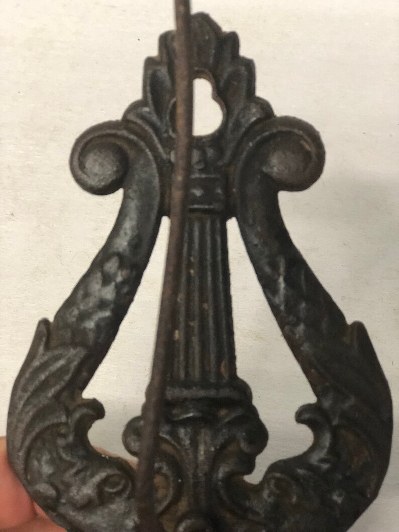 Black Cast Iron Wall Mount Receipt Hook Needle Receipt Hook - Etsy