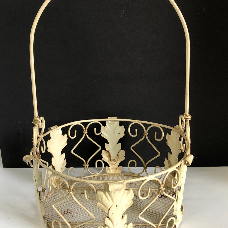Small Metal Basket - Etsy