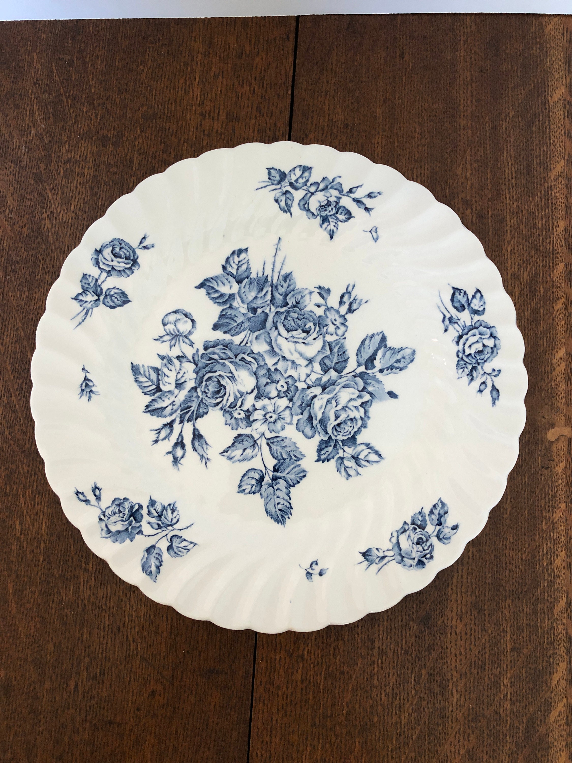 Johnson Brothers, Fine China, Pattern Devon Sprays Blue, Vintage ...