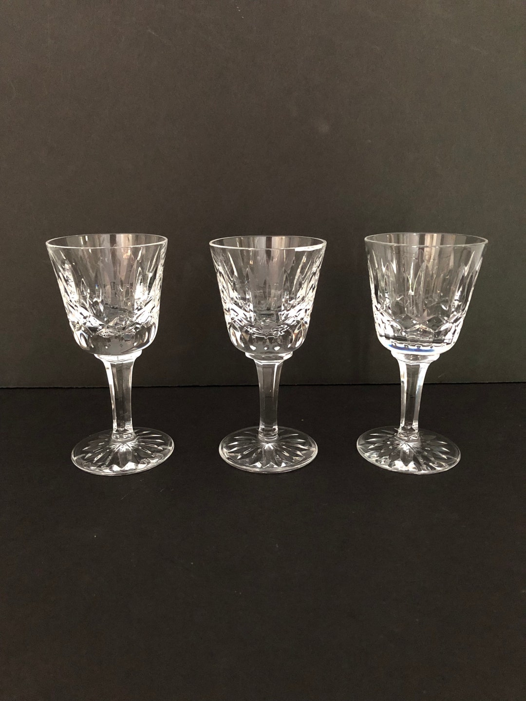 Cut Glass Cordials, Brilliant Leaded Glass, Liquor Glass, Bar Ware ...
