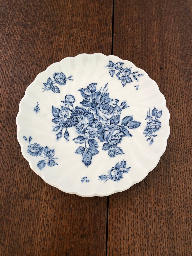 Johnson Brothers, Fine China, Pattern Devon Sprays Blue, Vintage ...