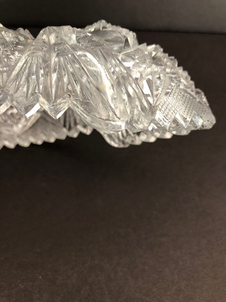 Nucut Crystal Heavy Cut Glass | Etsy