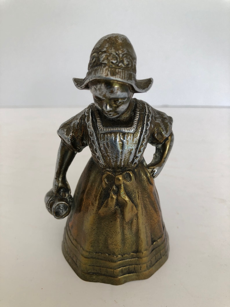 Lady Bells, Antique Bell Collection, Brass, Servant Bell, Tea Bell ...