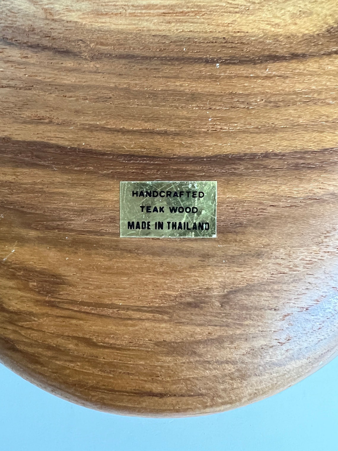 Teak Wood Salad Bowl Vintage Philcraft Thailand Danish - Etsy