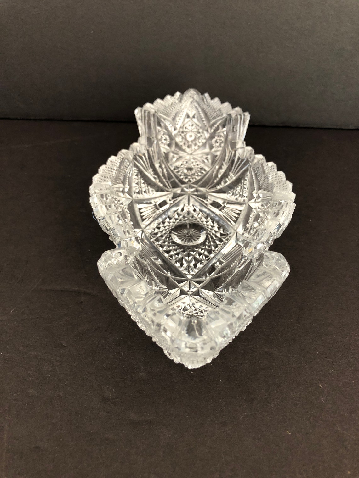 Nucut Crystal Heavy Cut Glass | Etsy