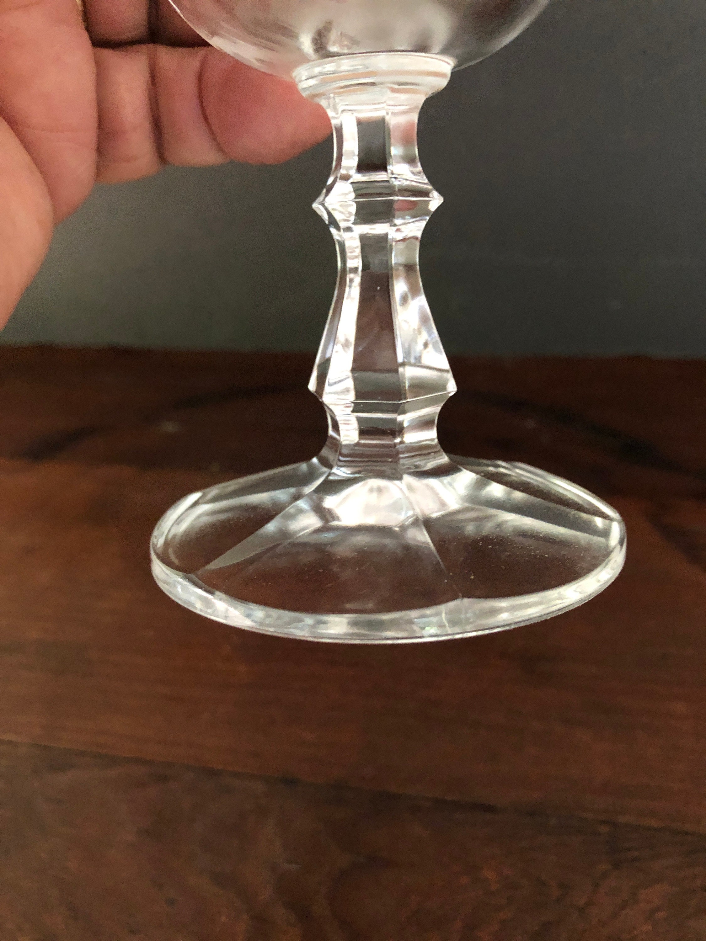 Royal Crystal Rock Made in Italy Water Goblets Bar Cart - Etsy