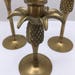 Brass Pineapple Candlesticks, Set of 3, Vintage Brass Candlesticks - Etsy