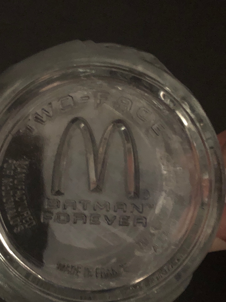 Batman Riddler Two Face Clear Glass Cups Collectable - Etsy