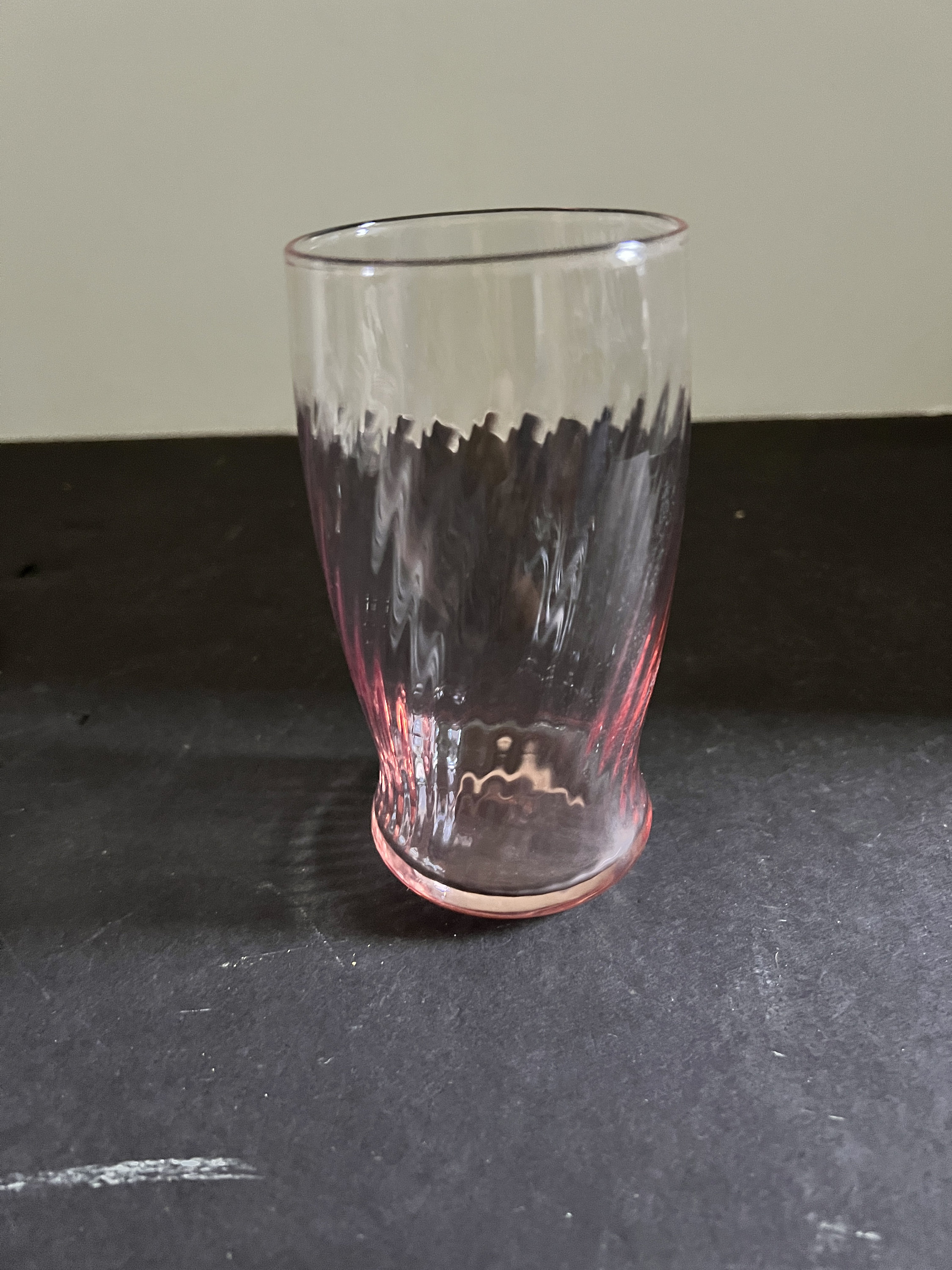 Wheaton, Symphony, Tea Rose Pink, Vintage Glass Tumblers, Circa 1972 ...