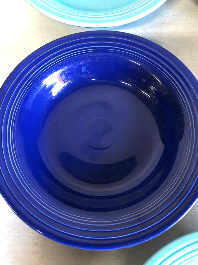 Fiesta Deep Plates Soup Plate Bowl Vintage Original - Etsy