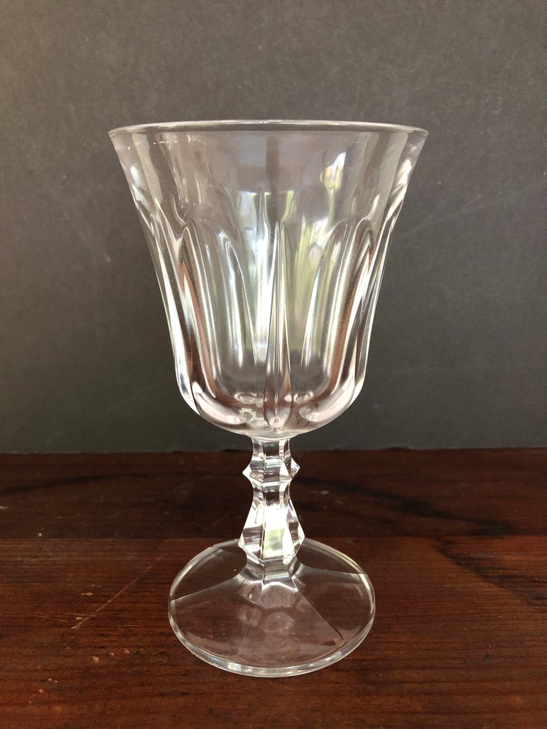 Royal Crystal Rock Made in Italy Water Goblets Bar Cart | Etsy