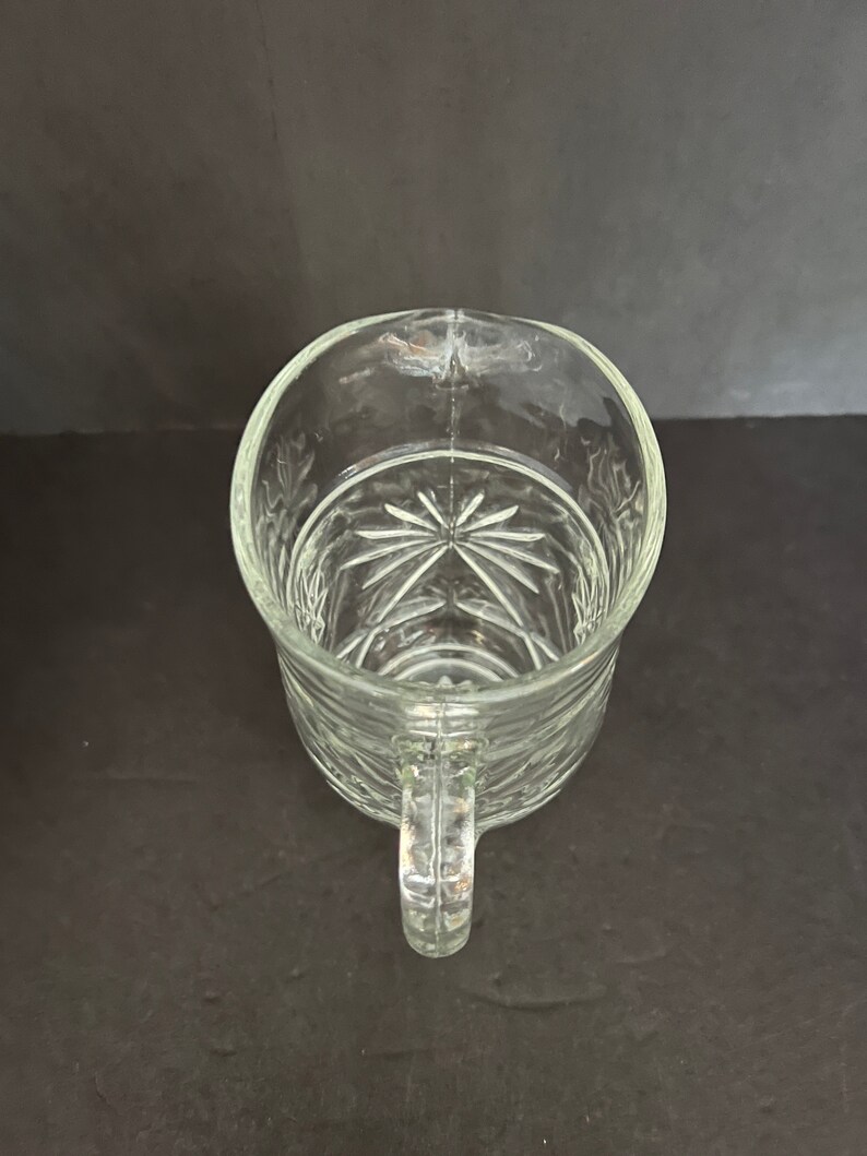 Anchor Hocking, Pattern Pressed Star & Fan, Prescut Clear, Circa 1960 ...