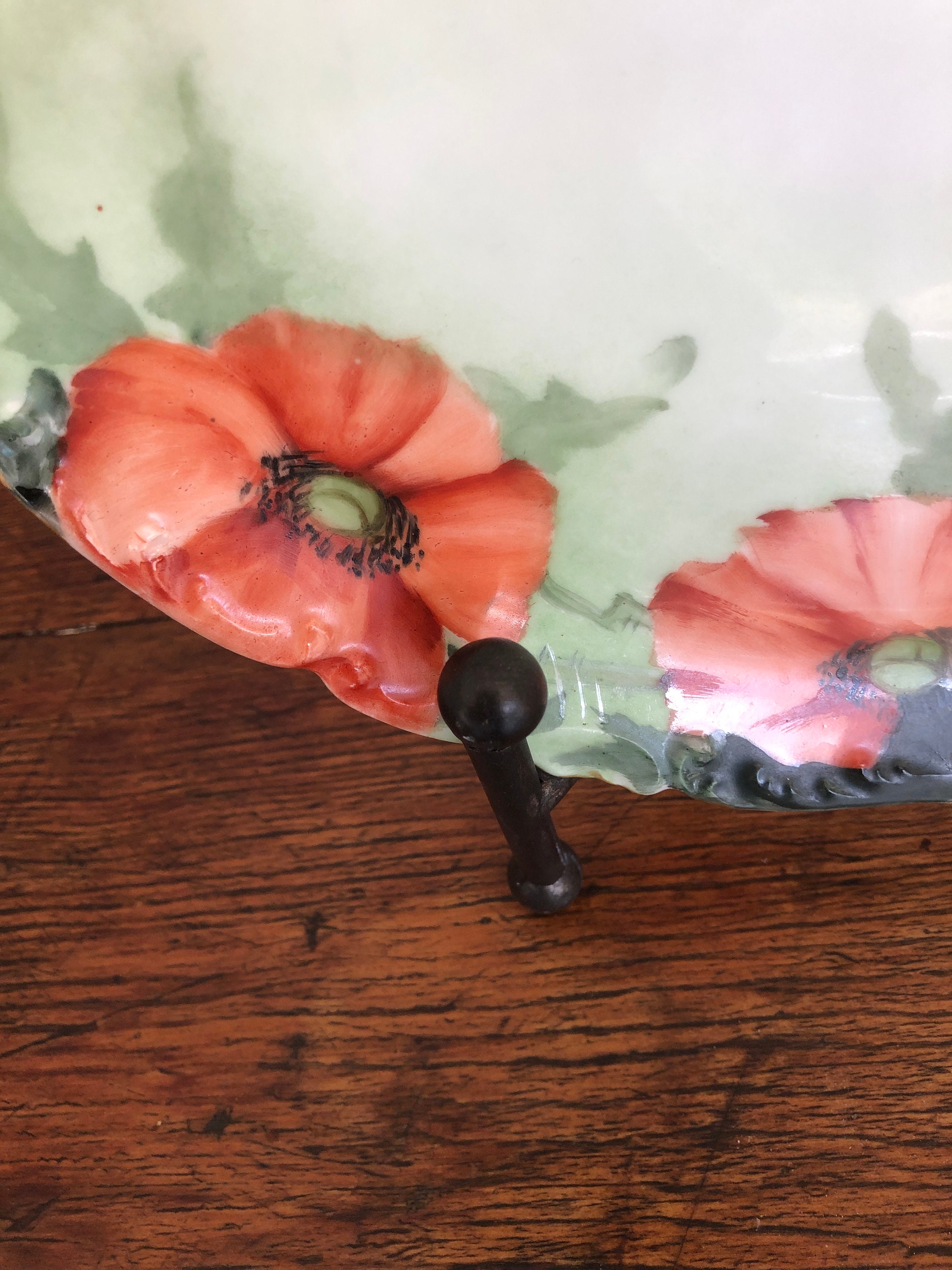 Limoges Poppy China Plate Gold Gilt Poppy Designtimeless - Etsy