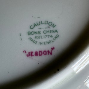 Royal Cauldon Bone China "jesdon" Pattern, OPEN STOCK, Sold Separately ...