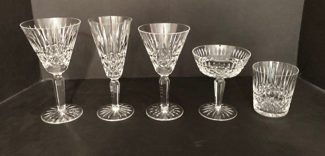 Waterford Crystal, Classic, Maeve Pattern, Etched Mark, Water Goblet ...