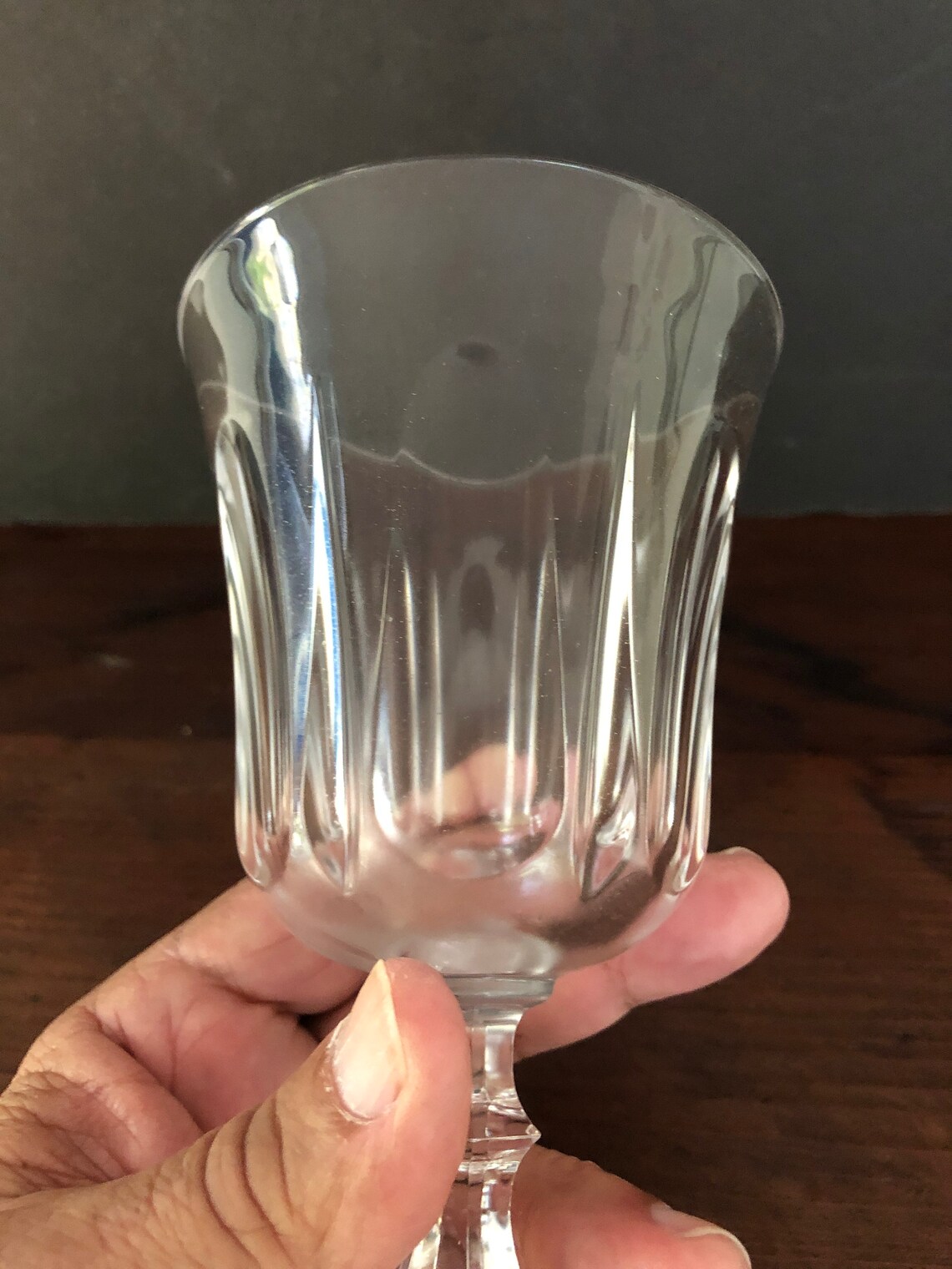 Royal Crystal Rock Made in Italy Water Goblets Bar Cart | Etsy