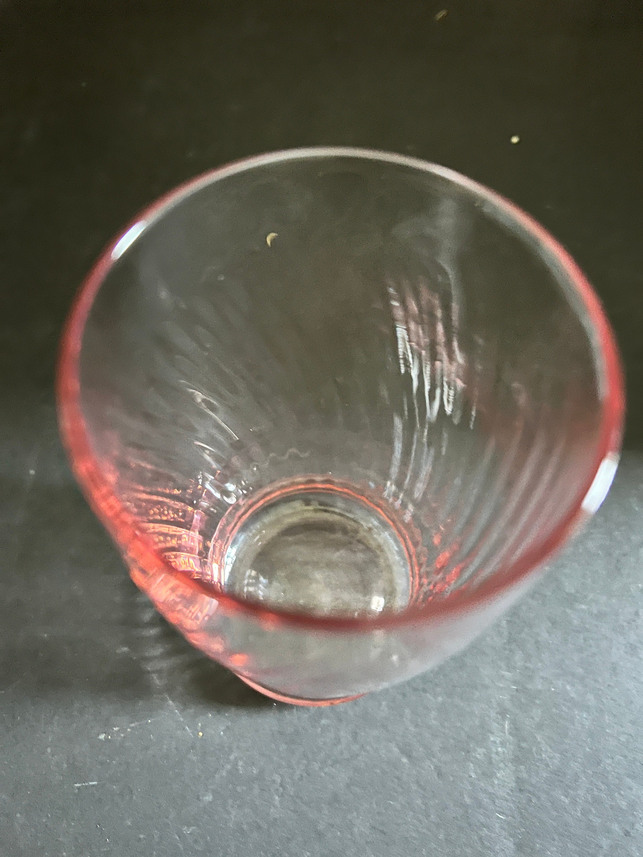 Wheaton, Symphony, Tea Rose Pink, Vintage Glass Tumblers, Circa 1972 ...