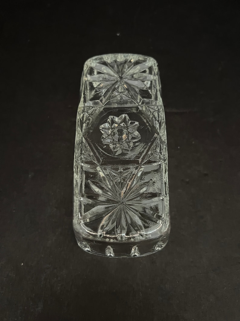 Anchor Hocking, Pattern Pressed Star & Fan, Prescut Clear, Circa 1960 ...