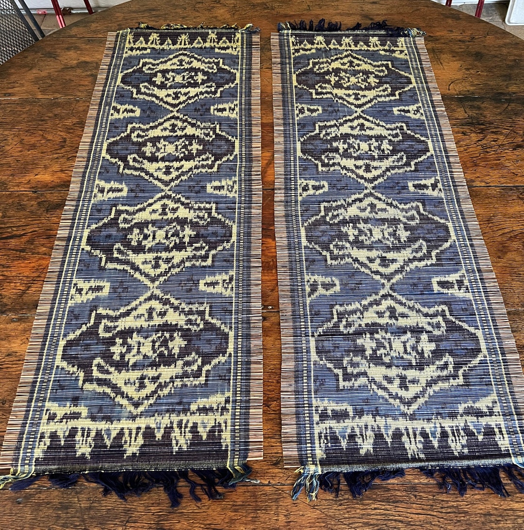 Tapestry, Reed, Fiber Art Decor, Table Runner, Woven Cotton, Dried ...