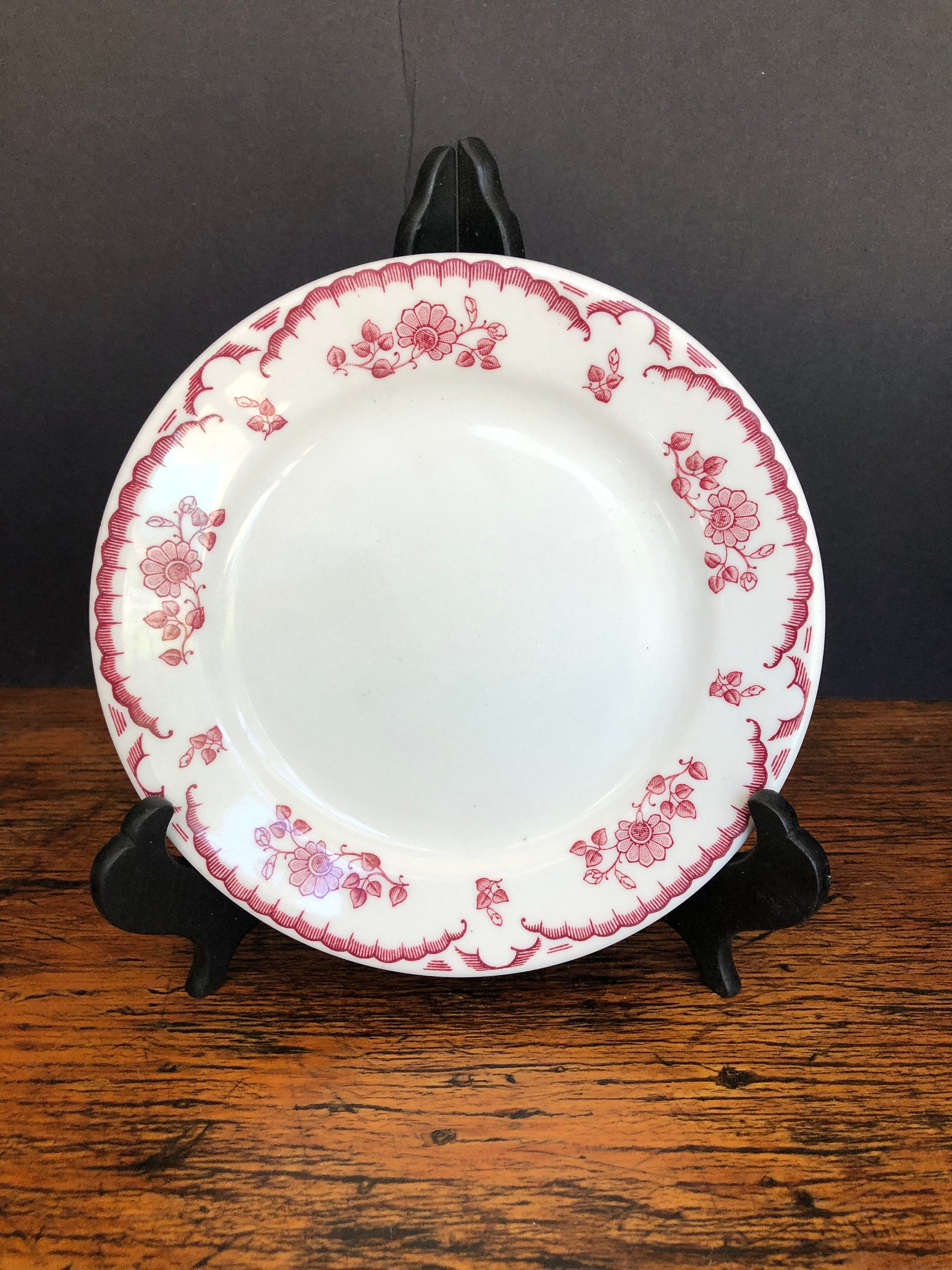 Shenango Restaurant Ware Chardon Rose Red Pattern - Etsy