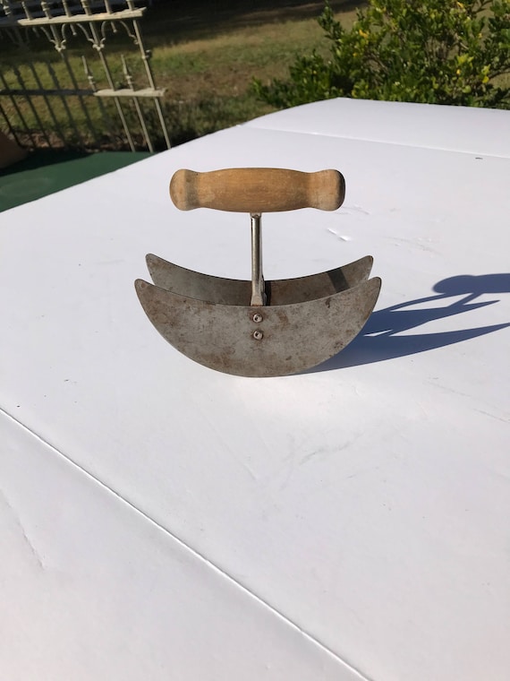 Double Bladed Chopper Primitive Chopper Kitchen Chopper - Etsy