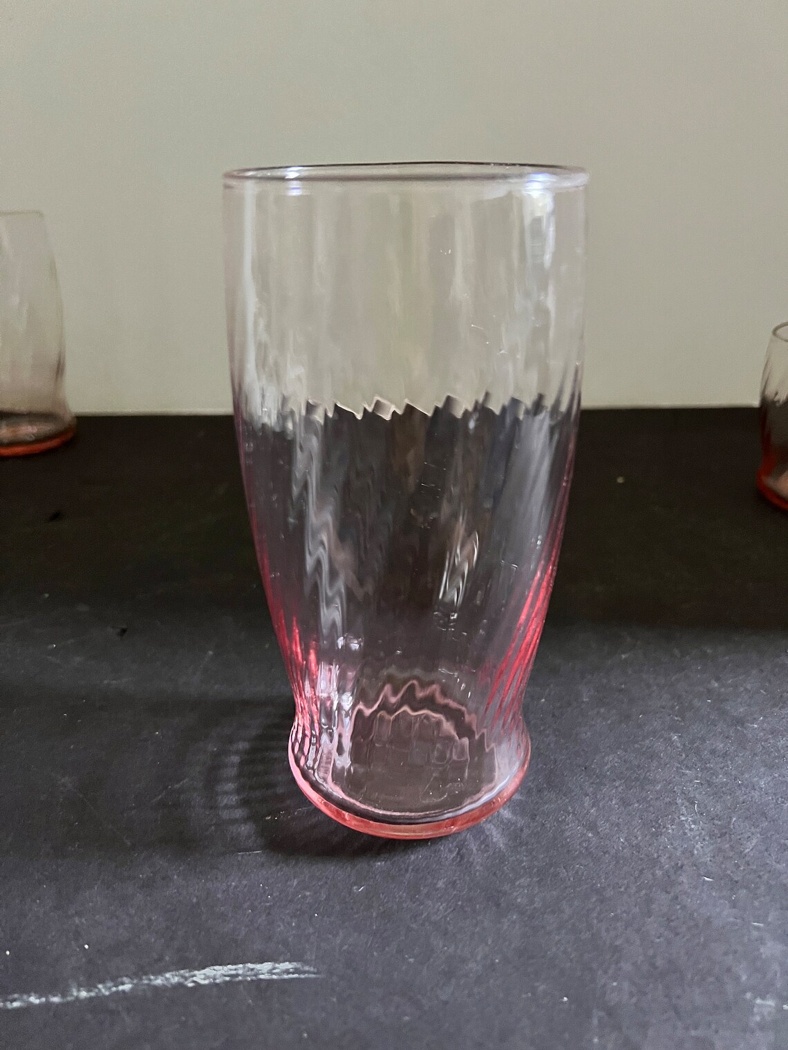 Wheaton, Symphony, Tea Rose Pink, Vintage Glass Tumblers, Circa 1972 ...