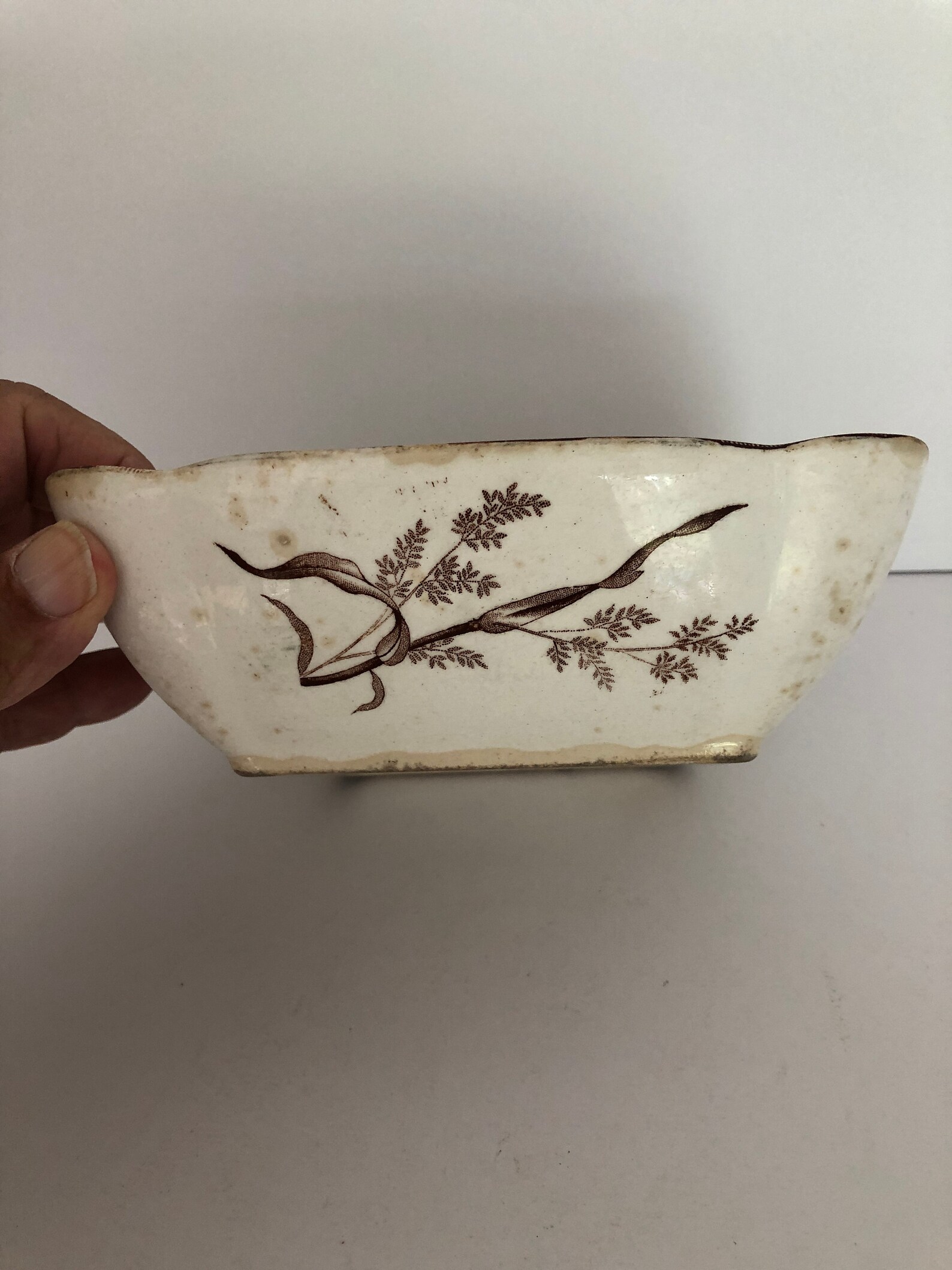 T & R BOOTE, Brown Summertime Pattern, Serving Dish, English Stone Ware ...