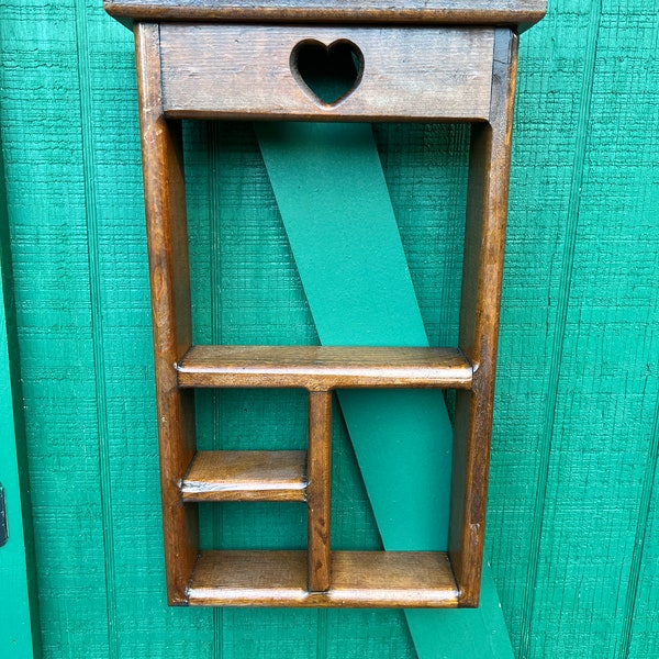 Wood Heart Shelf - Etsy