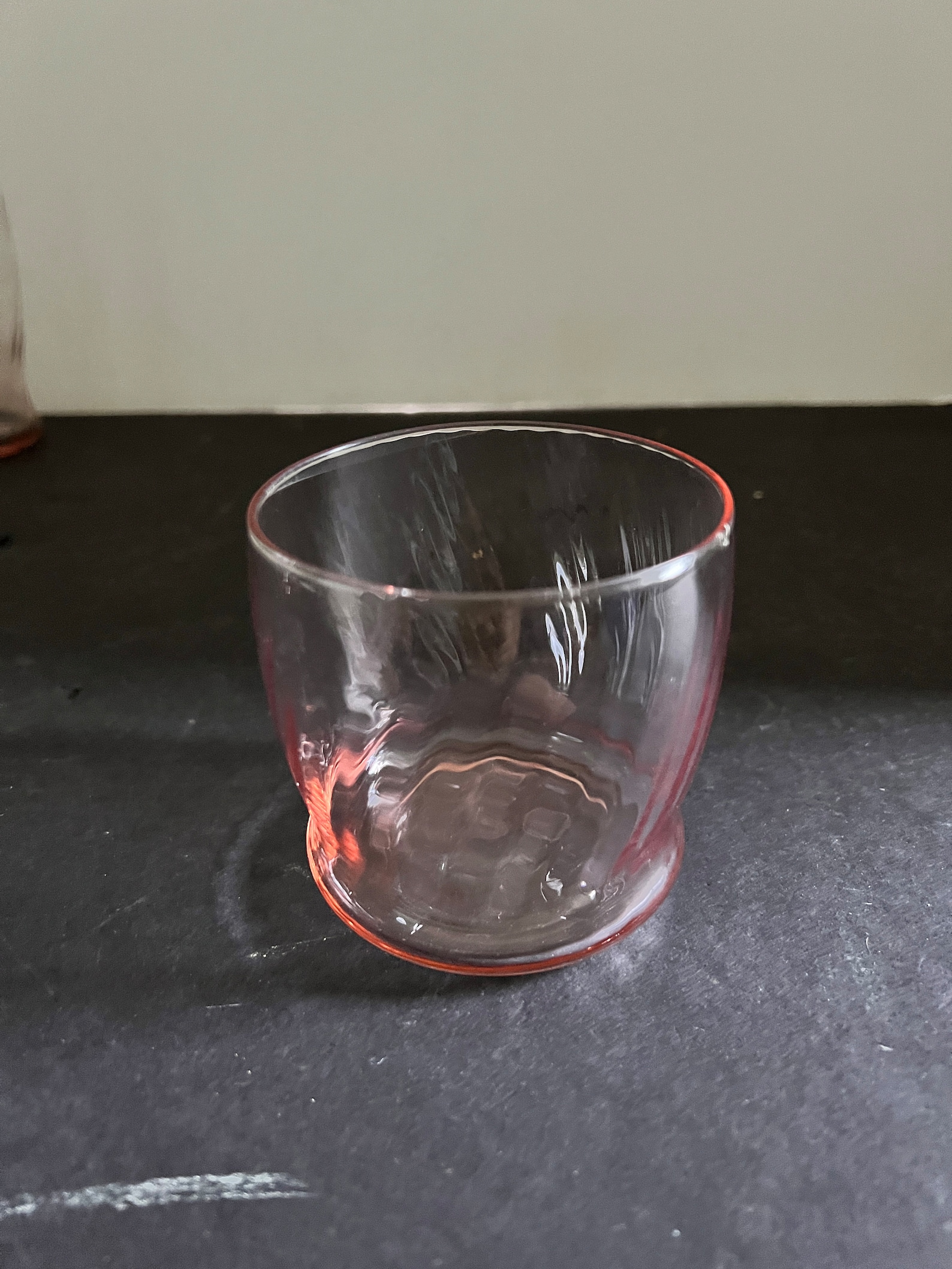 Wheaton, Symphony, Tea Rose Pink, Vintage Glass Tumblers, Circa 1972 ...