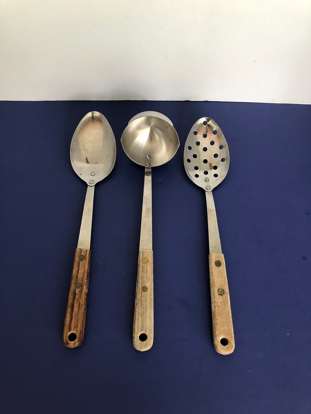 Wood Handled Kitchen Utensils, Kitchen Tools, Spoon, Ladle, - Etsy